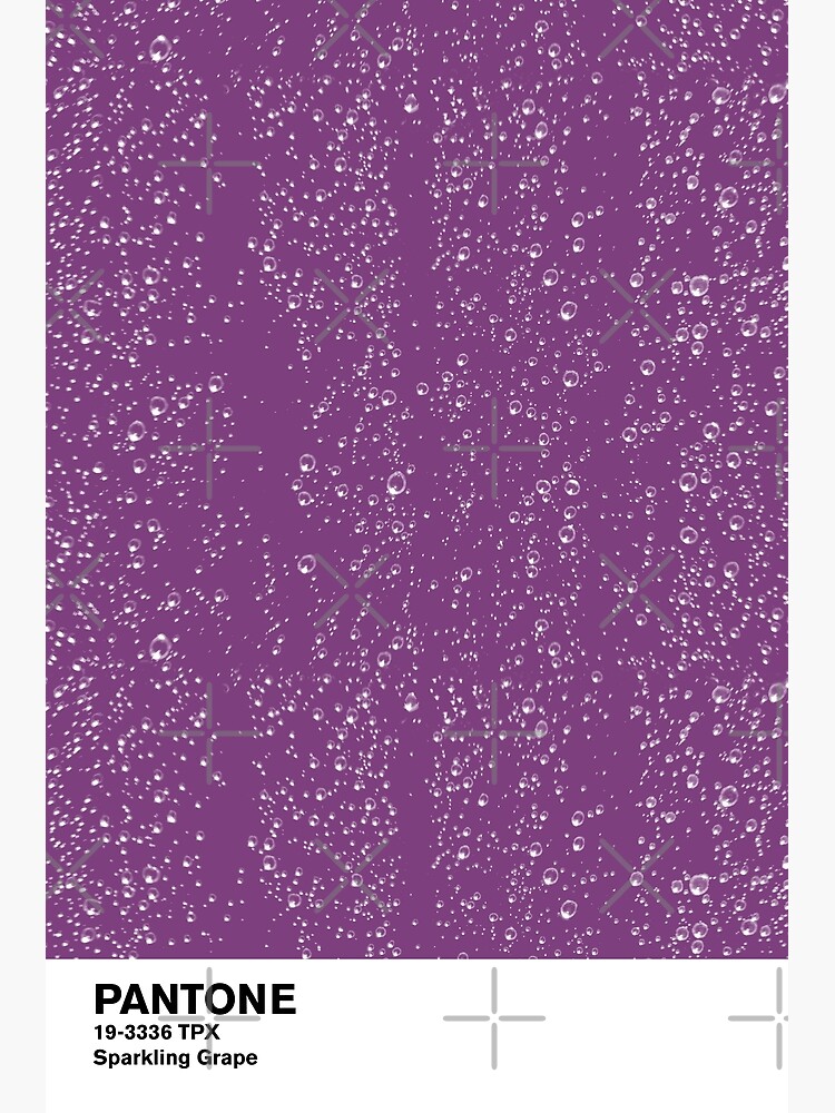"Sparkling Grape Pantone" Poster by coverinlove | Redbubble