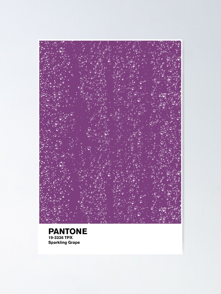 "Sparkling Grape Pantone" Poster by coverinlove | Redbubble
