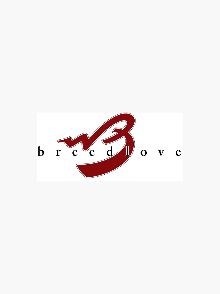 "Breedlove Guitar Logo" Sticker for Sale by OUATMerch | Redbubble