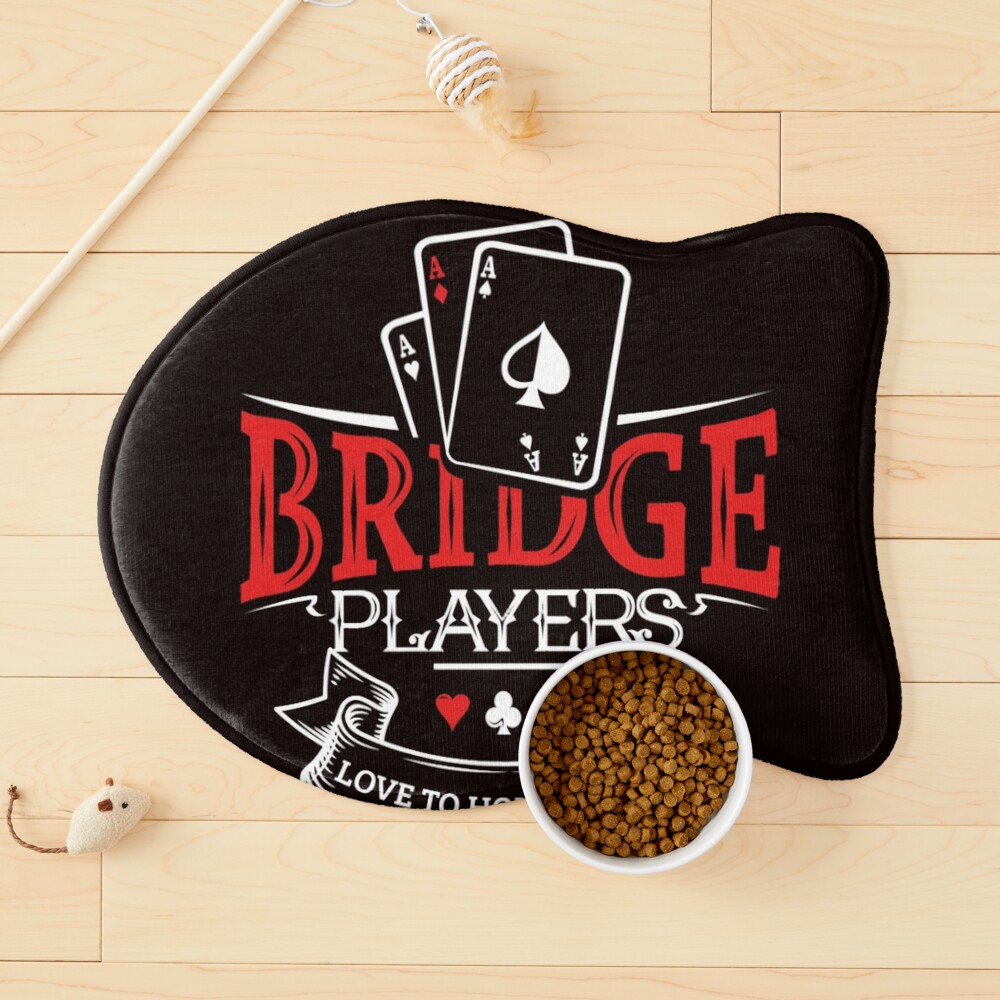 "Bridge Players Playing Card Bridge Gift Design" Greeting Card for Sale ...