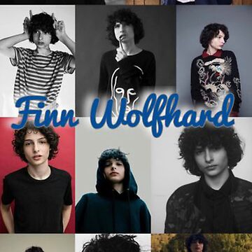 "Fin Wolfhard" Sticker for Sale by PenqySlxyz | Redbubble