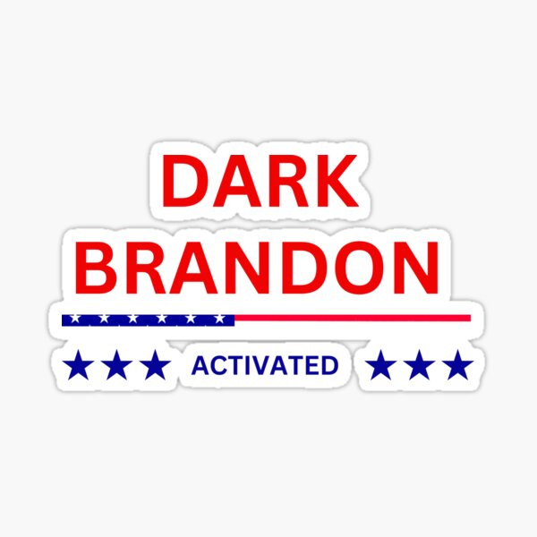 "Dark Brandon Meme" Sticker for Sale by Robert-bh | Redbubble