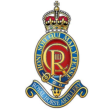 " Royal Horse Artillery Cypher (3 RHA) - Tudor Crown" Sticker for Sale ...