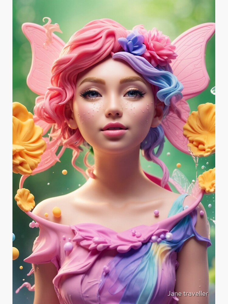 "Abstract paint fairy" Sticker for Sale by joe traveller | Redbubble