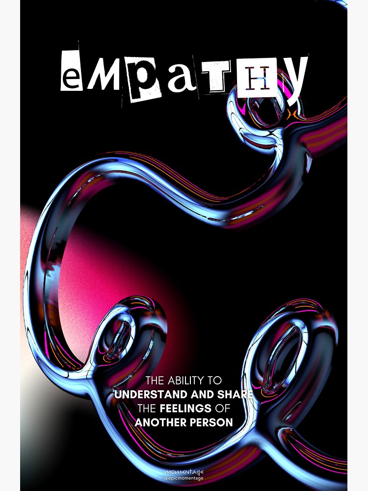 "Empathy" Sticker for Sale by Momentage | Redbubble