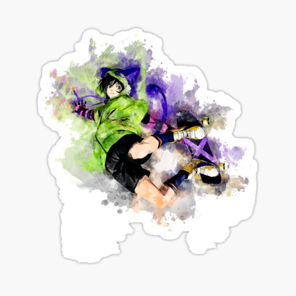 "SK8 the Infinity - Miya watercolor " Sticker for Sale by LetitiaBranco ...