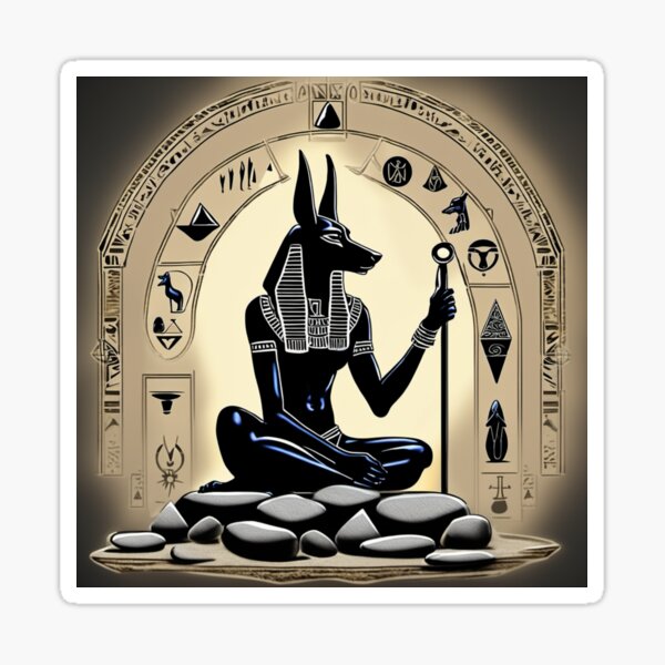 "Anubis" Sticker for Sale by Joseph Hail | Redbubble