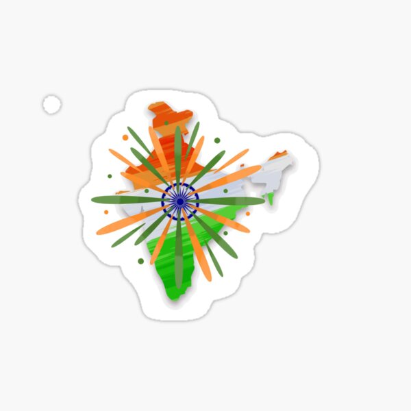 "INDIA Independence Day Celebration" Sticker for Sale by Fairylans ...