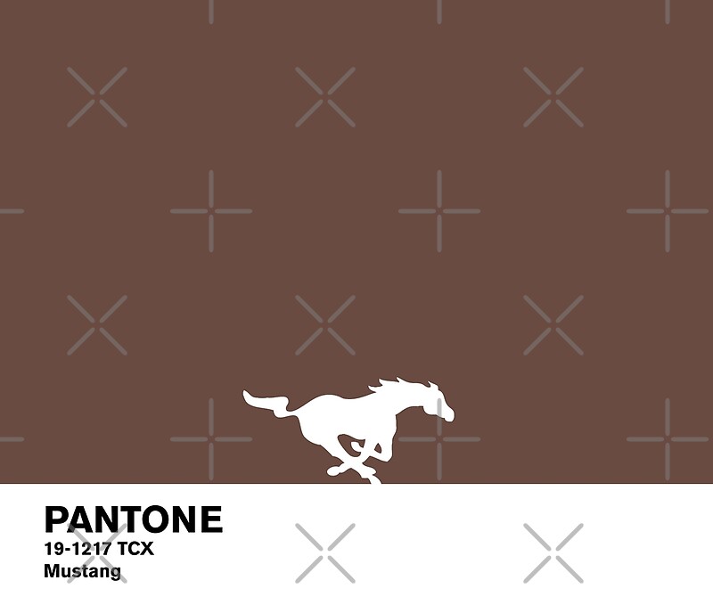 "Mustang Brown Pantone" by coverinlove | Redbubble
