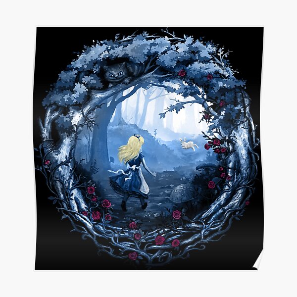 "Follow the Rabbit" Poster for Sale by CrumblinCookie | Redbubble