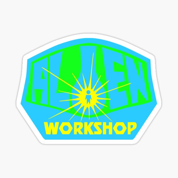 "Alien workshop logo" Sticker for Sale by Gi Ko | Redbubble