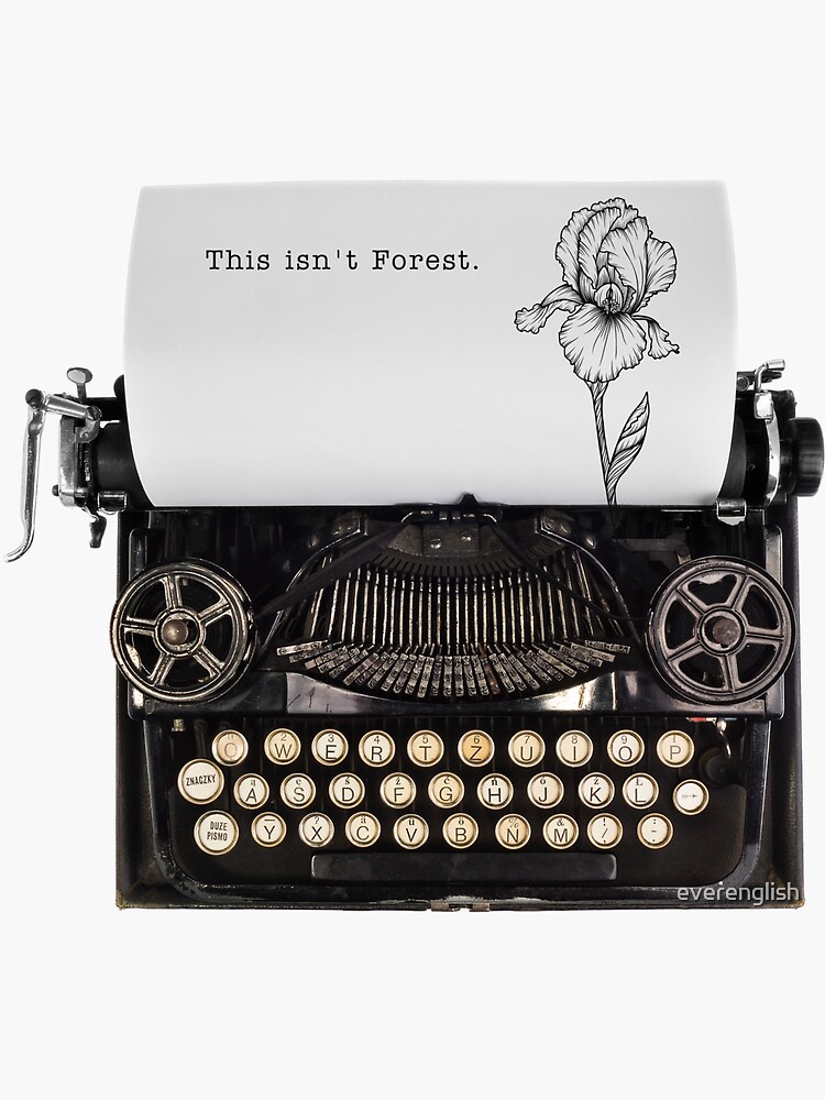 "This isn't Forest- Divine Rivals" Sticker for Sale by everenglish ...