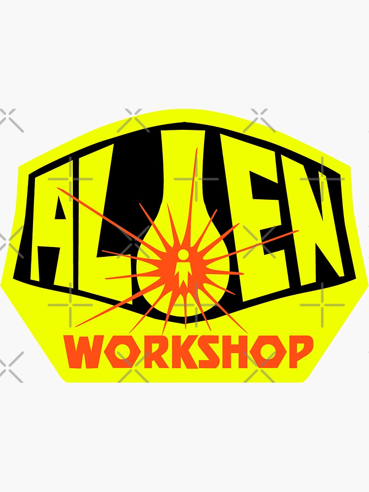 "Alien workshop logo" Sticker for Sale by Gi Ko | Redbubble