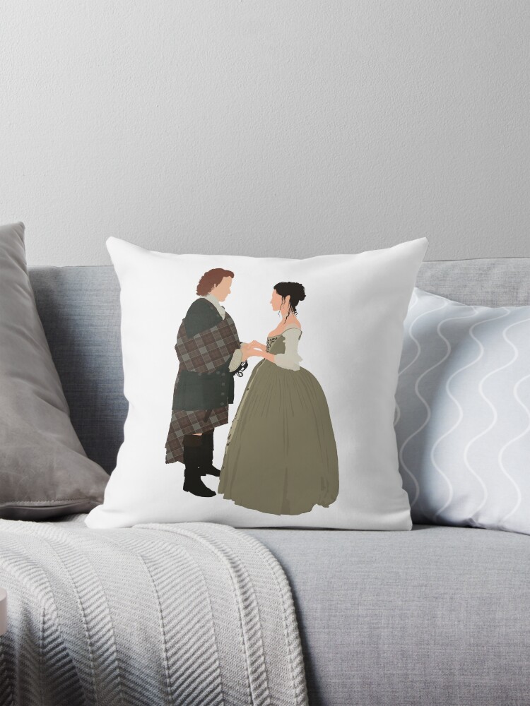 "Claire & Jamie - Outlander" Sticker by chaoticdoodlery | Redbubble