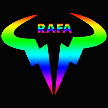 "rafael nadal logo " Sticker for Sale by solaryn | Redbubble