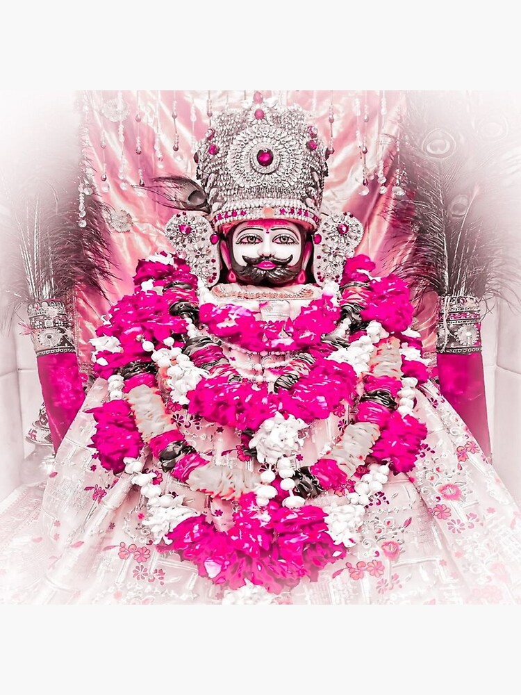 "Khatu shyam ji " Sticker for Sale by The-design24 | Redbubble