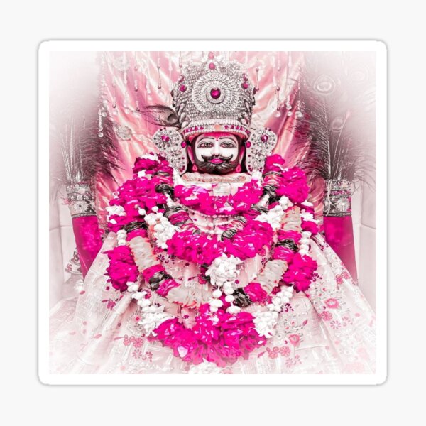 "Khatu shyam ji " Sticker for Sale by The-design24 | Redbubble
