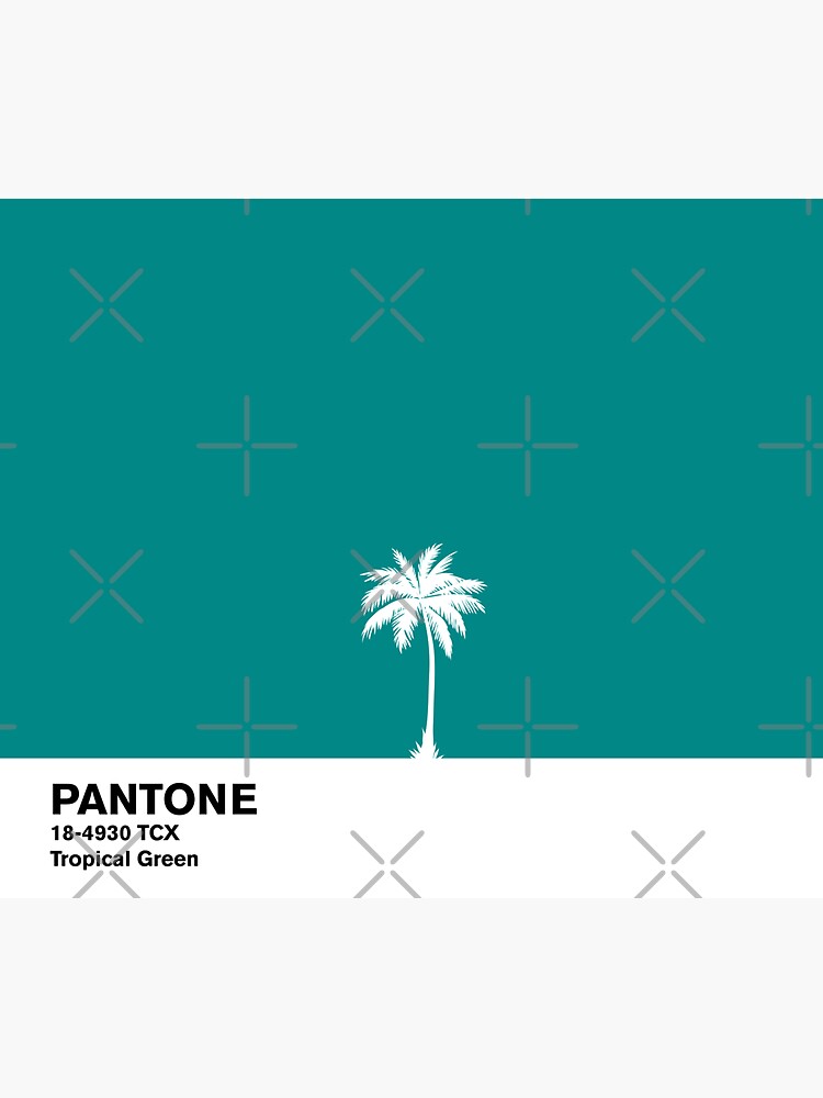 "Tropical Green Pantone" Sticker by coverinlove | Redbubble
