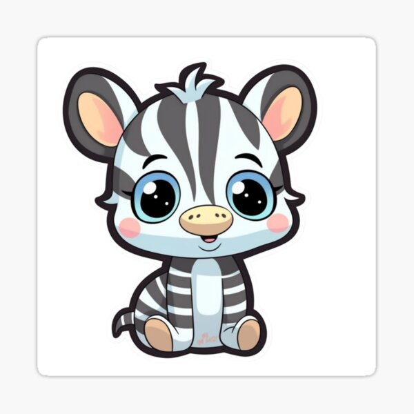 "baby zebra sticker" Stickerundefined by shoppingtopps | Redbubble