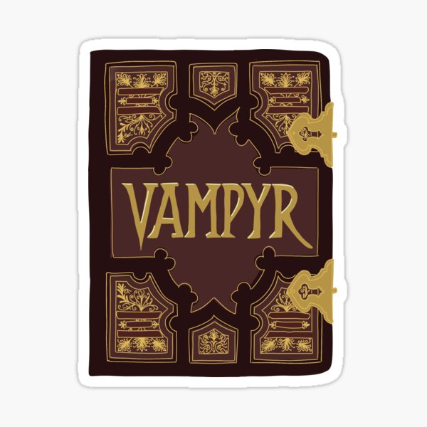 "Vampyr Book, from Buffy the Vampire Slayer " Sticker for Sale by ...