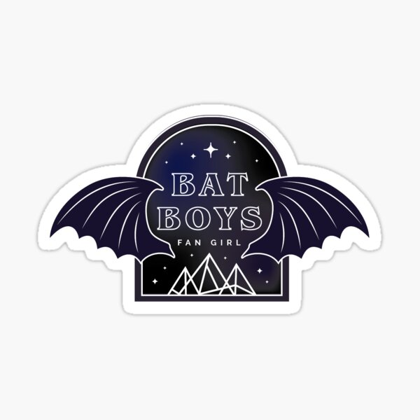 "Bat Boys Fan Girl" Sticker for Sale by valkyreader | Redbubble