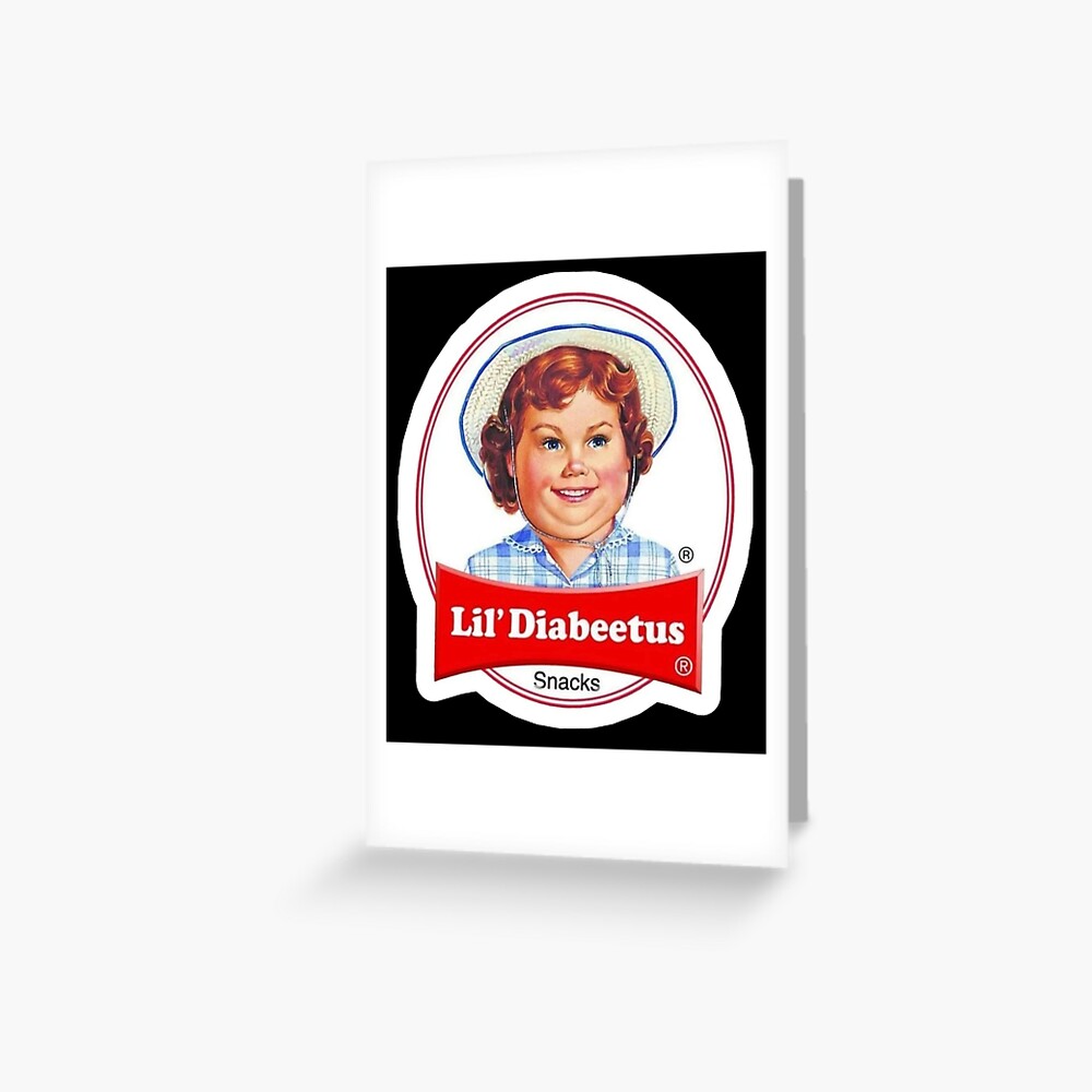 "Lil’ Diabeetus" Sticker for Sale by Maddie OMalley | Redbubble