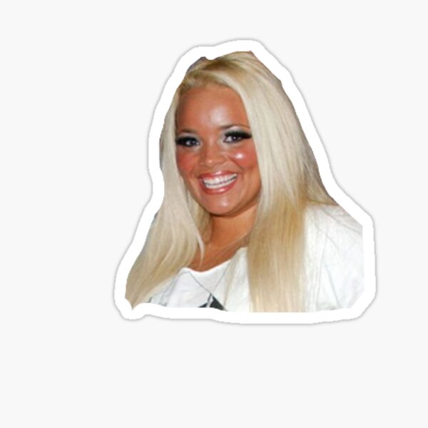 "Greasy Trisha from the 2000's" Sticker for Sale by sachpatch | Redbubble