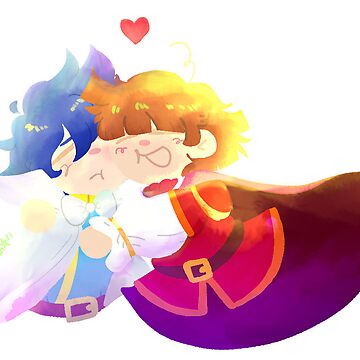 "Prince Of Sable and Richard" Sticker for Sale by demonpopstar | Redbubble