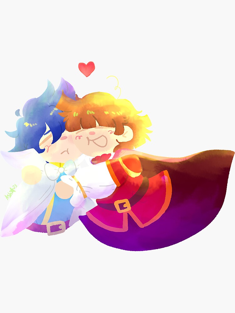 "Prince Of Sable and Richard" Sticker for Sale by demonpopstar | Redbubble