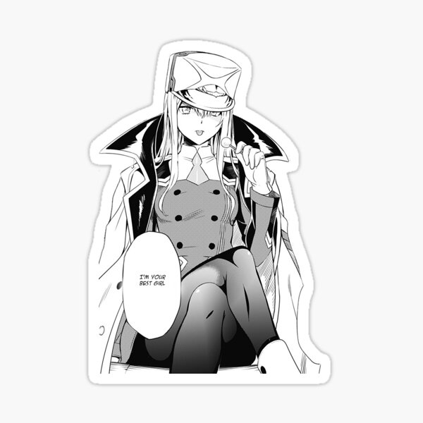 "Best Girl 002 - DitF" Sticker for Sale by Eyepatch0806 | Redbubble