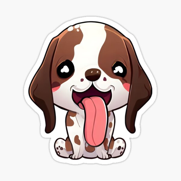 "Chibi English Pointer" Sticker for Sale by City0fDreams | Redbubble