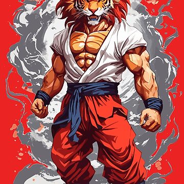 "Saiyan Tiger I" Sticker for Sale by Lion-ZG21 | Redbubble