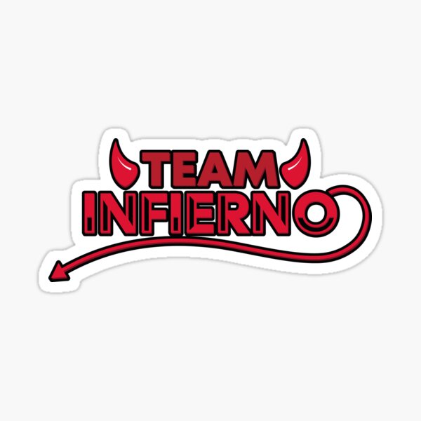 "# Team Hell sticker" Sticker by KiwberryArt | Redbubble