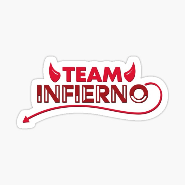 "Team Hell sticker" Stickerundefined by KiwberryArt | Redbubble