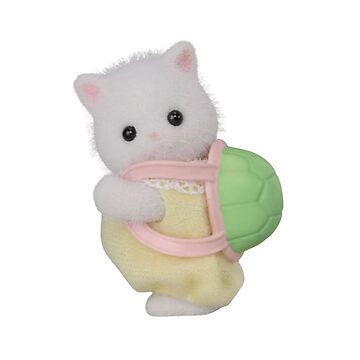 "baby persian cat turtle backpack calico critter" Sticker for Sale by ...