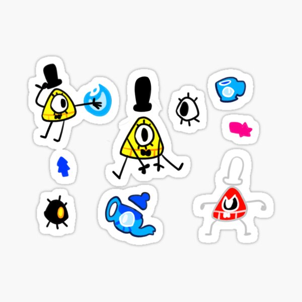 "Smol bill stickers" Sticker for Sale by ArroArtz | Redbubble