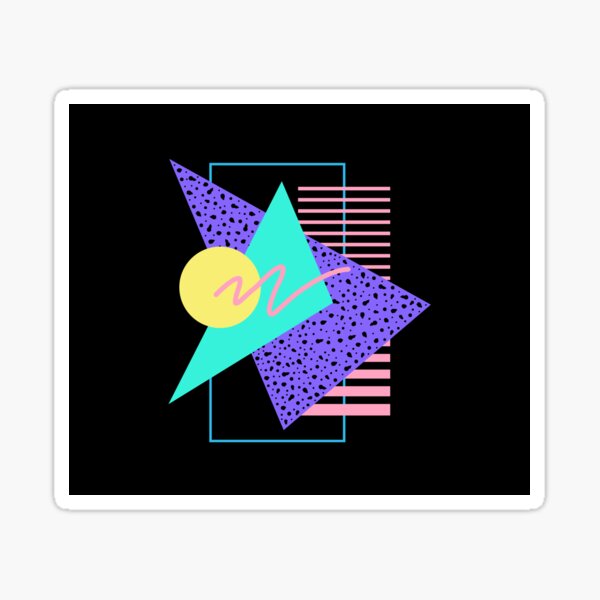 "Memphis Pattern 112 - Retro 90s / 80s" Sticker for Sale by GraphicWave ...