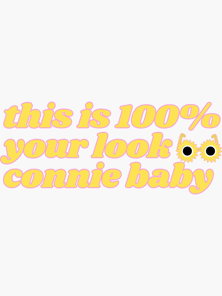 "Connie Baby" Sticker for Sale by Karllll | Redbubble