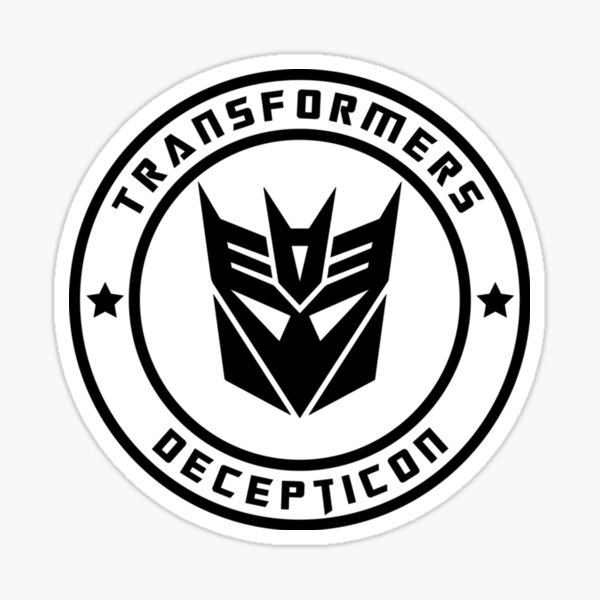 "Deception Transformer Logo" Sticker for Sale by PreciousArtChic ...