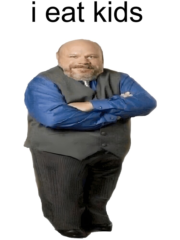 "bertram eats kids" Poster for Sale by FashionsWebb | Redbubble