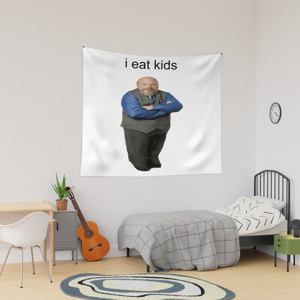 "bertram eats kids" Poster for Sale by FashionsWebb | Redbubble