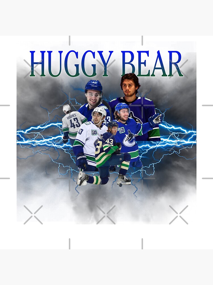 "Huggy Bear, Quinn Hughes" Sticker for Sale by kadence-l | Redbubble