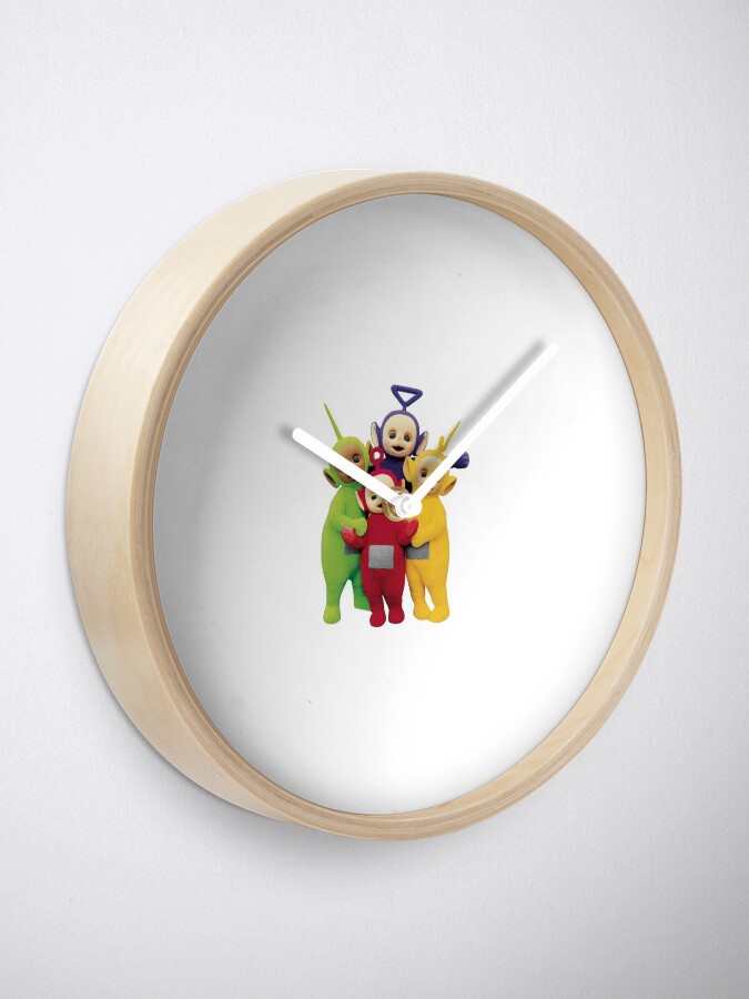 "Teletubbies" Clock by sachpatch | Redbubble