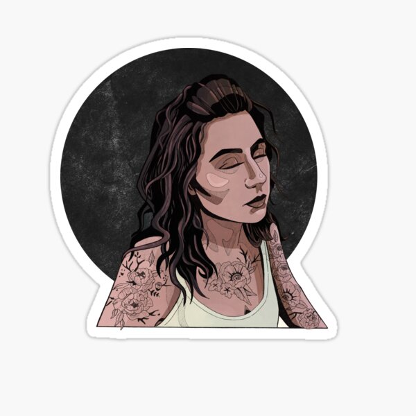 "dodie - Party Tattoos" Sticker by HandMeDownMuse | Redbubble