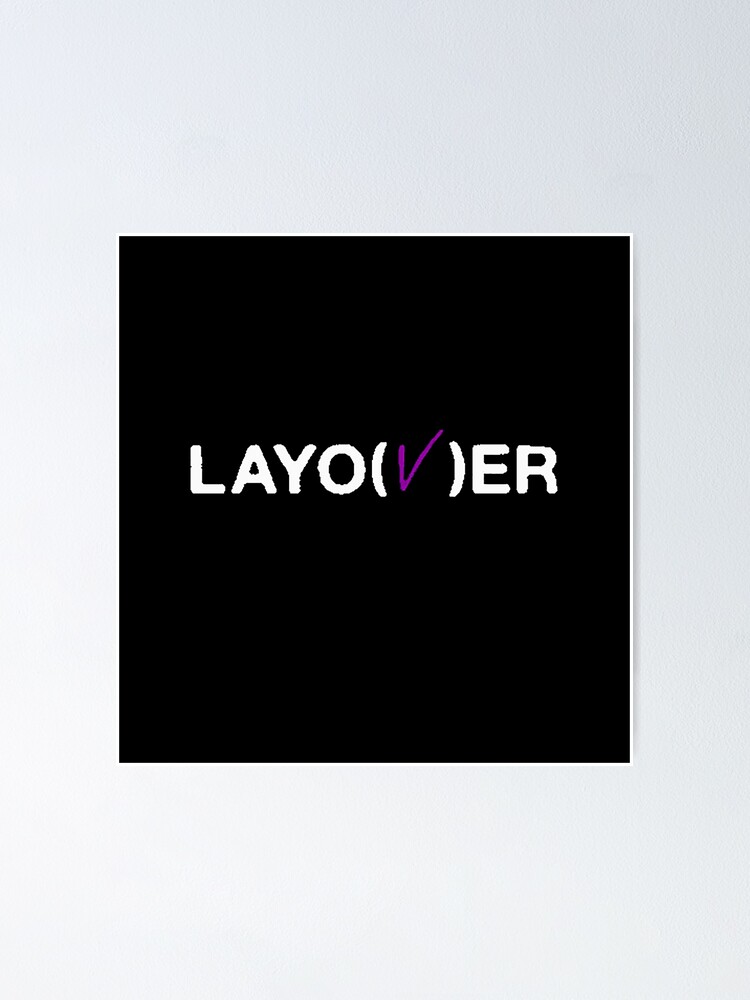 "BTS Taehyung 'Layover' - Album Cover 1" Poster for Sale by Niyuha ...