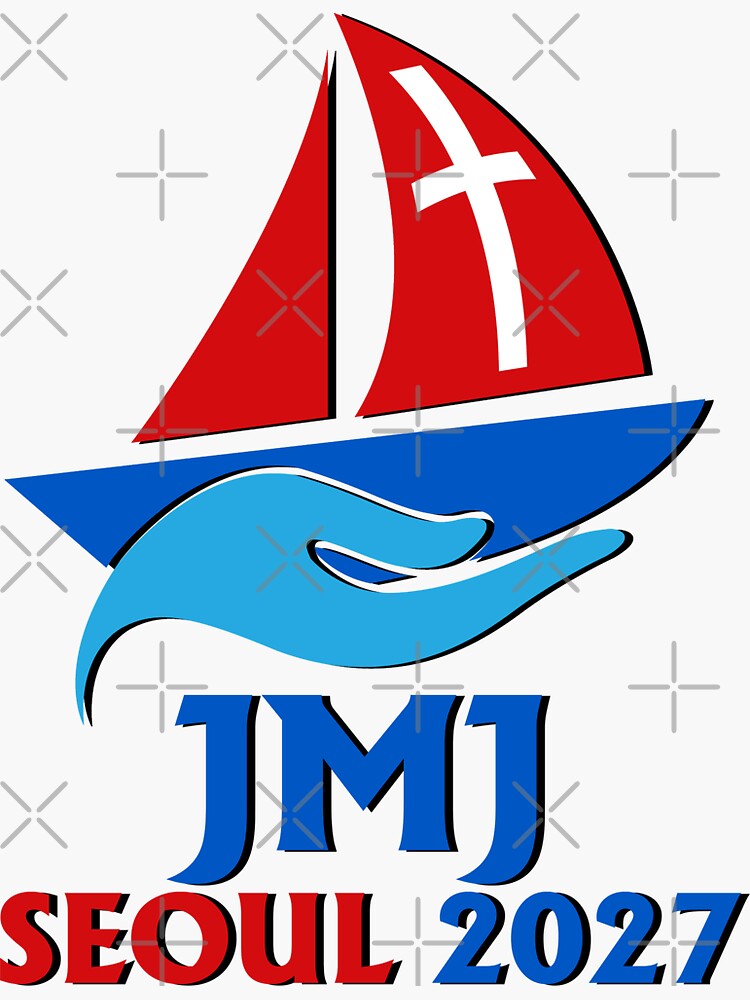 "JMJ WYD World Youth Day Seoul 2027 logo" Sticker for Sale by ...