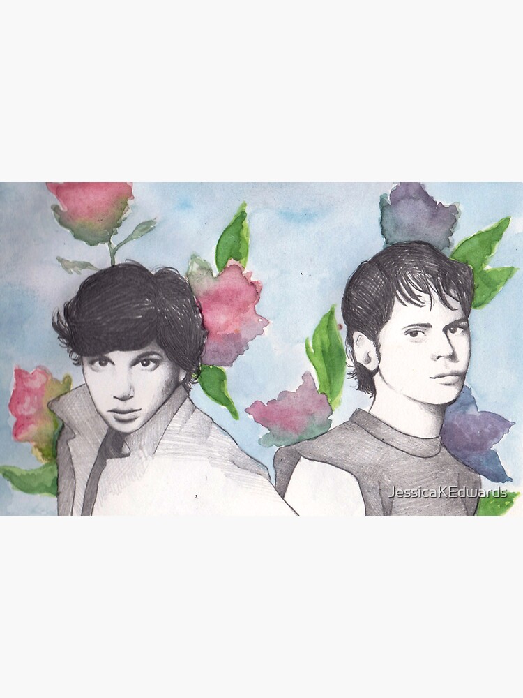 "Ponyboy and Johnny cade" Sticker by JessicaKEdwards | Redbubble