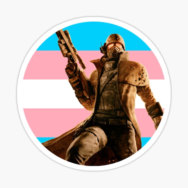 "Fallout NCR Ranger Trans Flag" Sticker for Sale by AphidCowboy | Redbubble