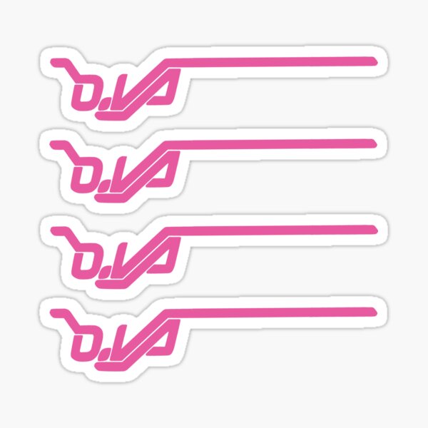 "D.va" Sticker by PalaisDeCroix | Redbubble