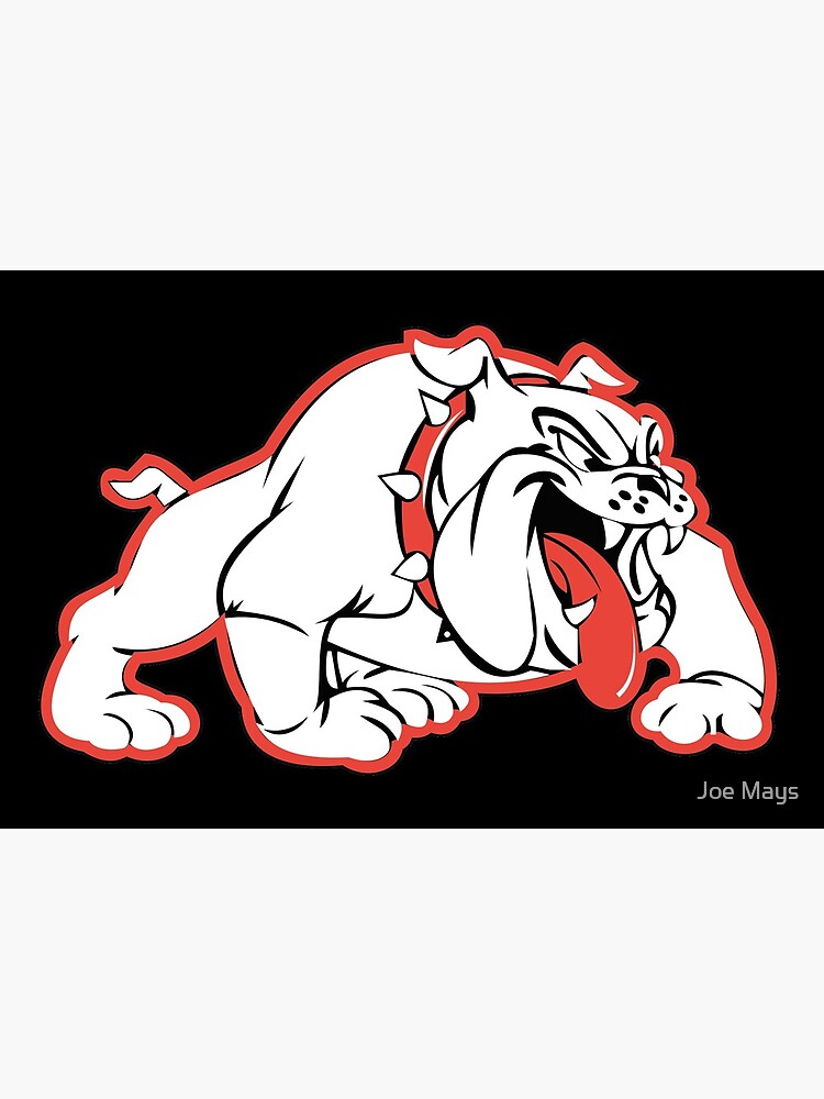 "Wilson Bulldogs Logo (Red Outline)" Art Board Print for Sale by JMNJR ...